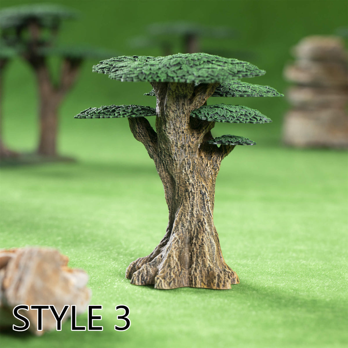 DND Terrain Trees Forest Set Scatter Scenery 3D Printed