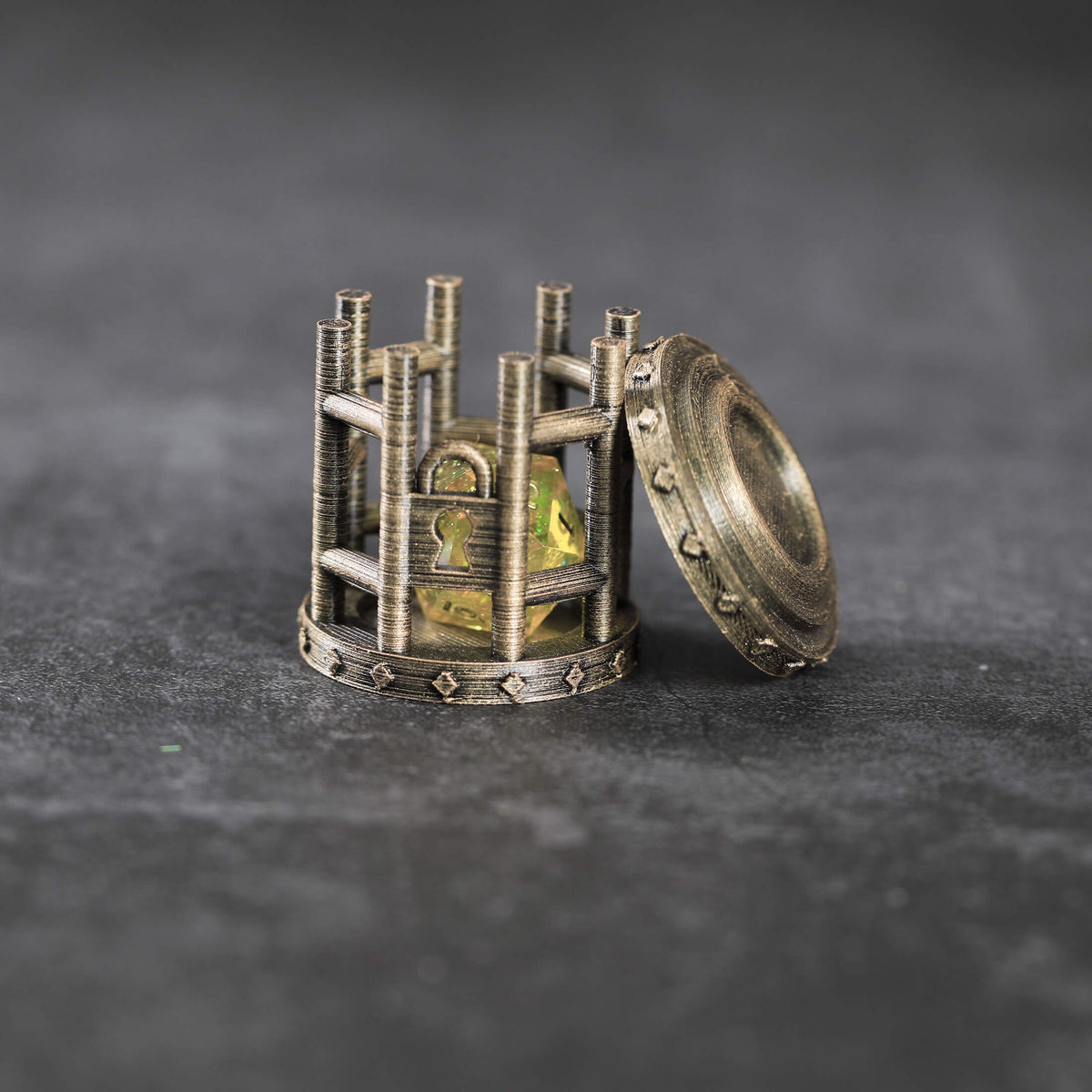 DND Dice Jail Dice Cage for Misbehaving Dice Dungeons and Dragons Role