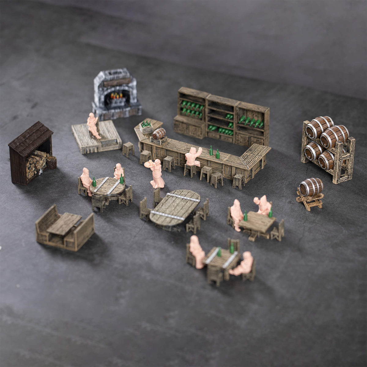 DND Tavern Bar Pub Miniature Scatter Terrain