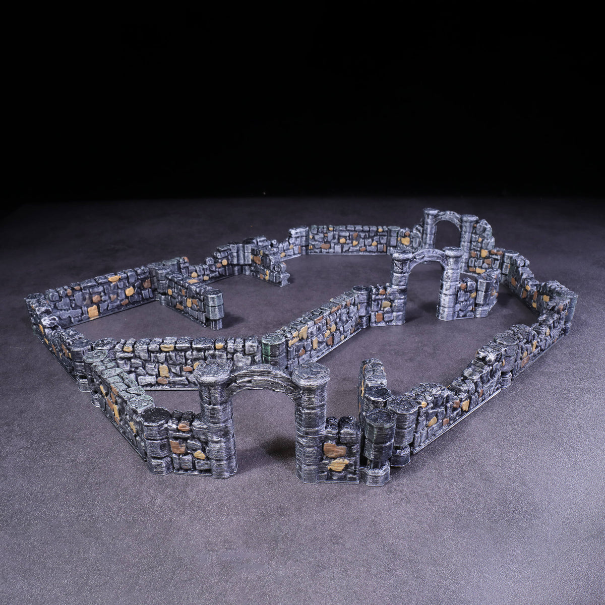 Dungeon Wall Ruined Stone Wall