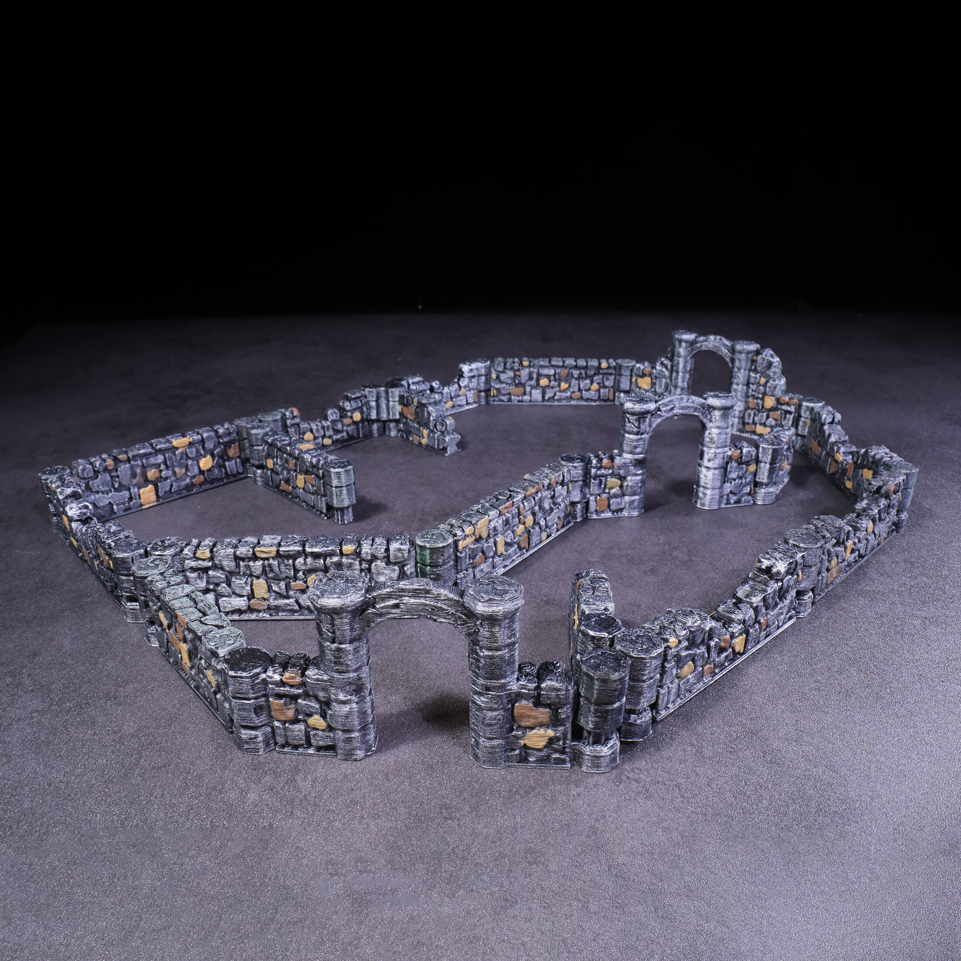 Dungeon Wall Ruined Stone Wall