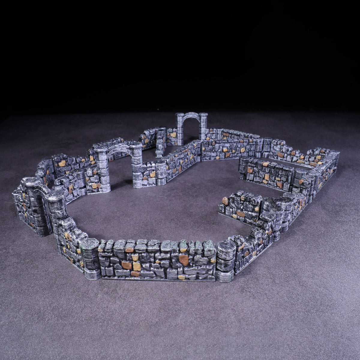 Dungeon Wall Ruined Stone Wall